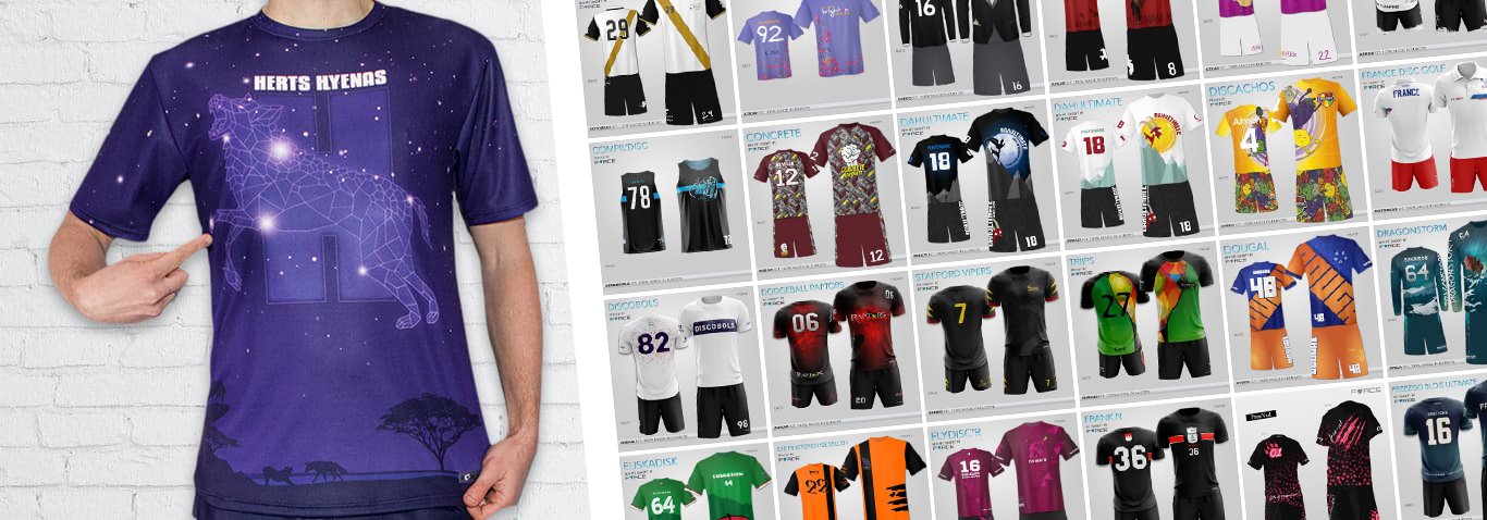 Force Ultimate - Custom ultimate frisbee clothing 100% made in France